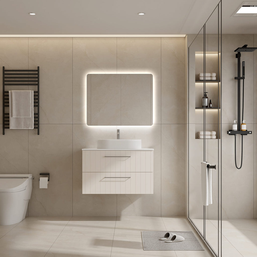 Buy Coastal 900 Wall Hung VJ Paneling Bathroom Vanity Online Melbourne