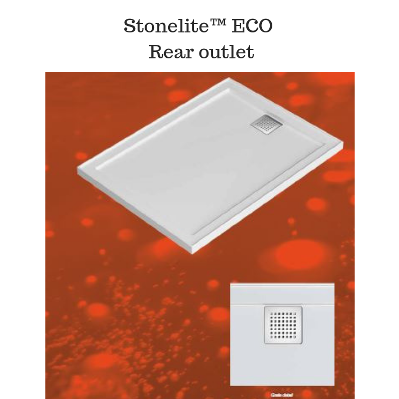 Buy Leak Proof dual lip Solid Shower base - Stonelite ECO Online Melbourne